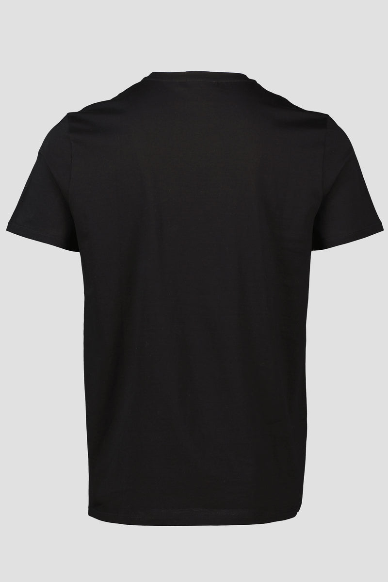 Sandbanks Rubberised Badge Logo Black T Shirt | Free Delivery | OD's