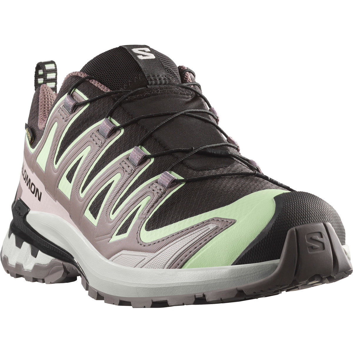 Women's Salomon XA PRO 3D V9 Gore-Tex Black/Patina Green/Gray Violet