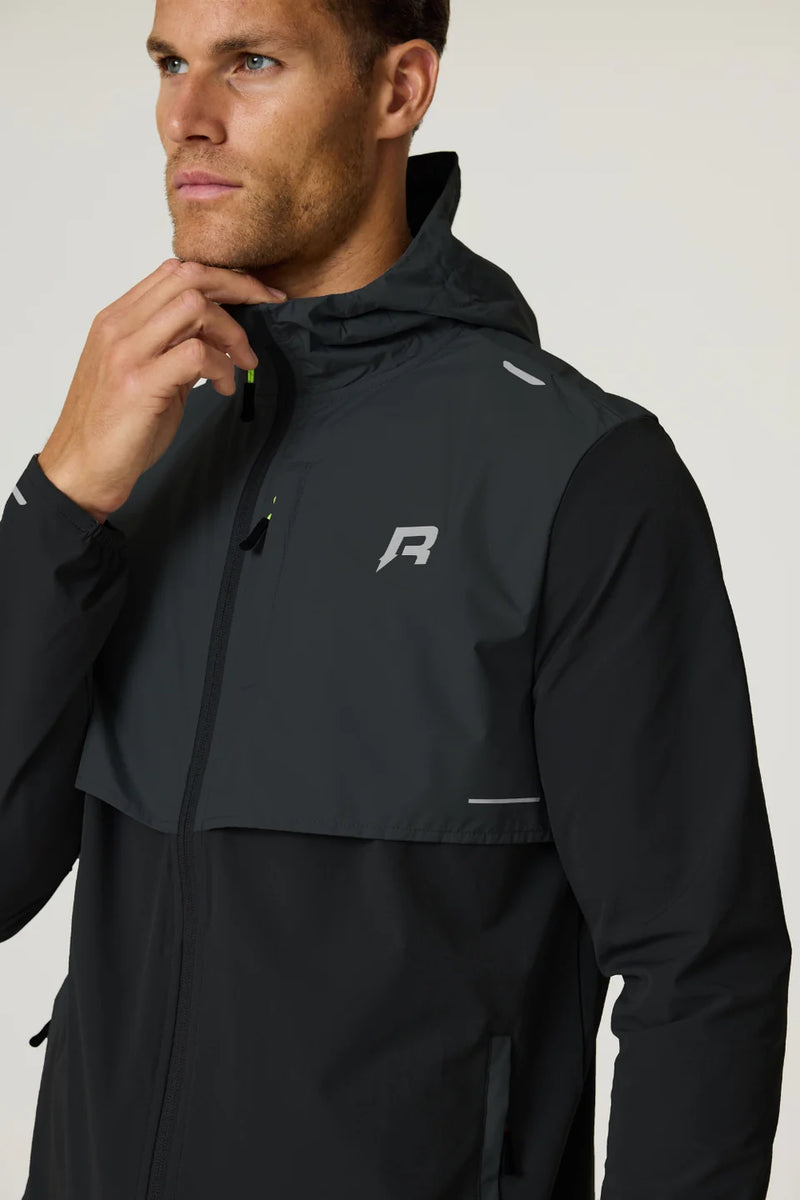 Men's Reprimo Black Volt Summit Windbreaker Tracksuit Jacket