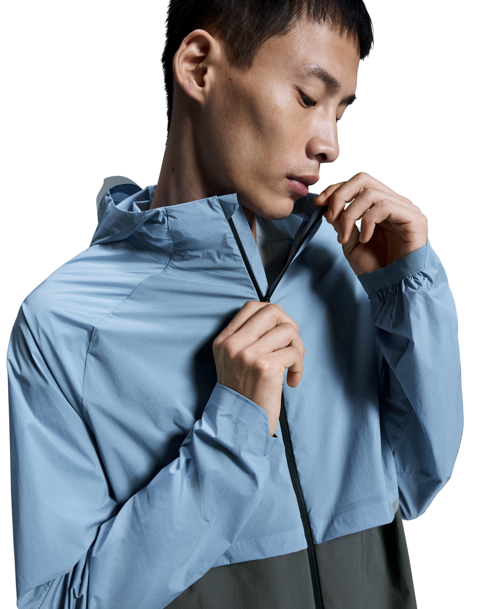 Men's On Running Chambray Eclipse Core Jacket And Chambray Navy Weathe ...