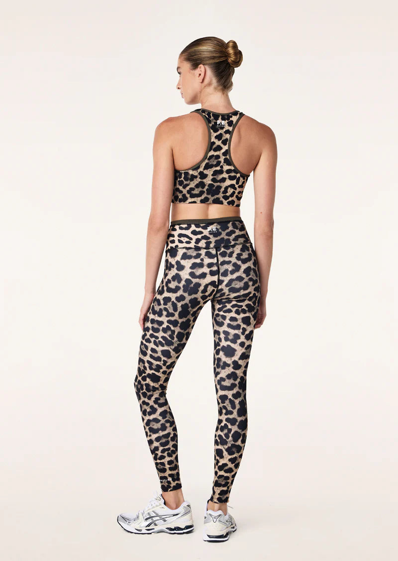 Women's P.E Nation Stellar Leopard Sports Bra and Leggings Set
